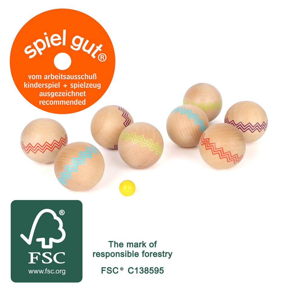 Boule-Spiel aus FSC-Massivholz von small foot | Ideal für Kinder