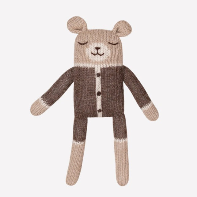 Main Sauvage | Teddy aus Alpakawolle | Beiger Strampler